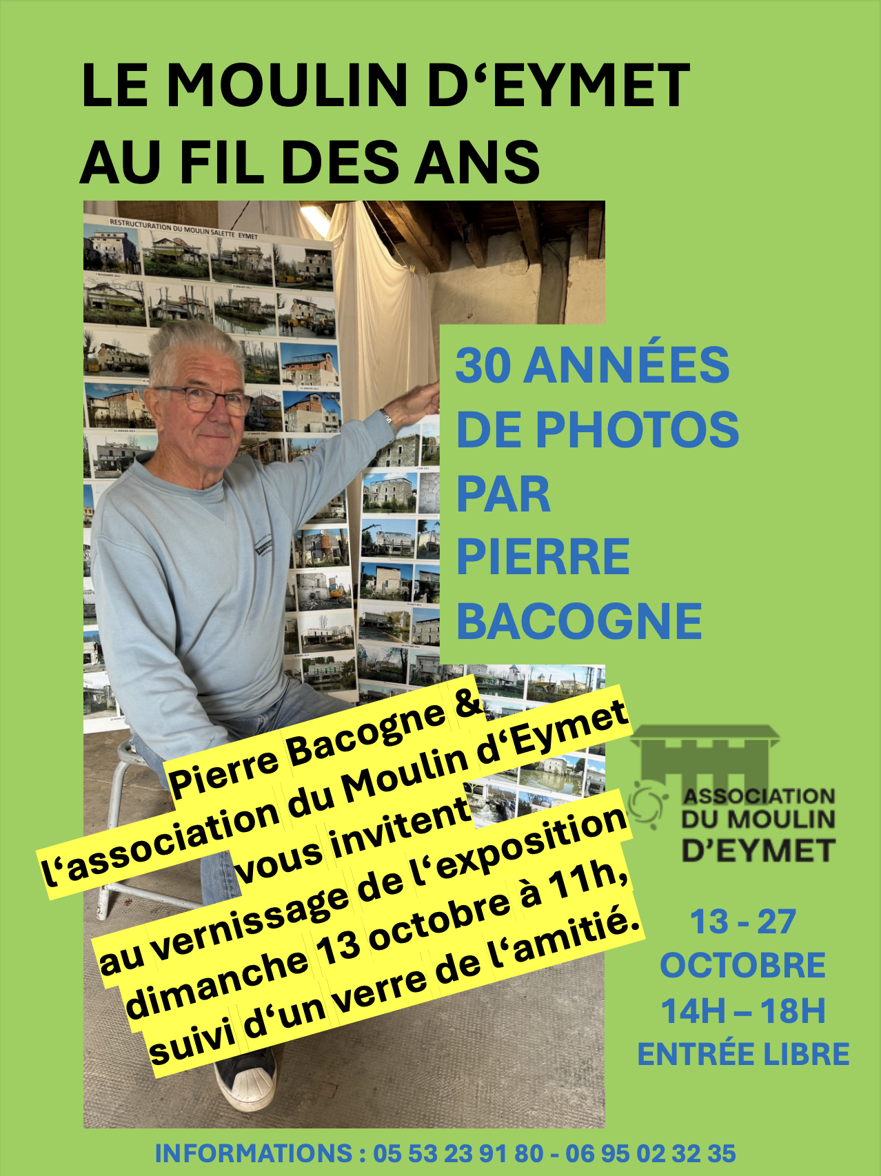 Le moulin au fil des ans – Histoire d'Eymet